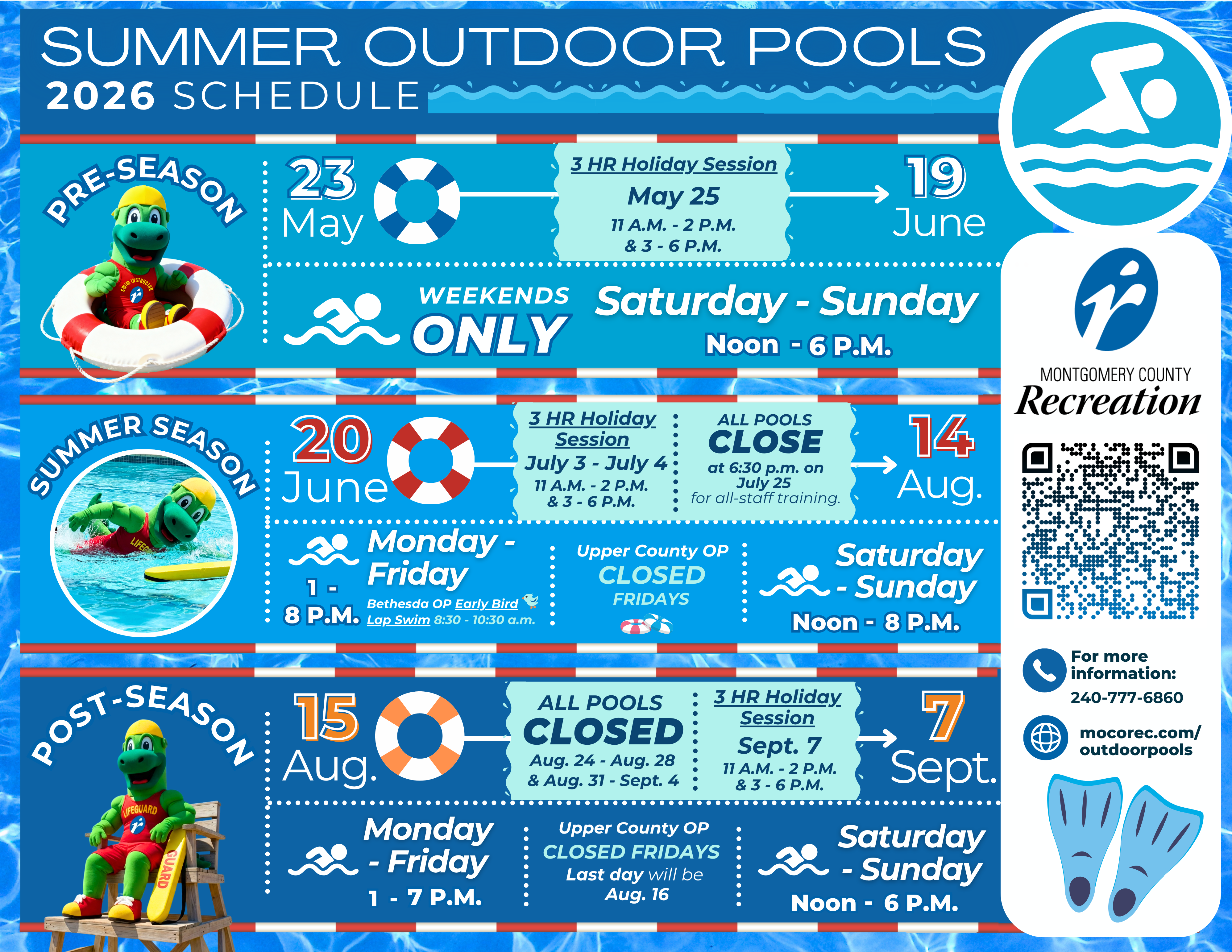 Outdoor Pools - Montgomery County Recreation - Montgomery County, MD